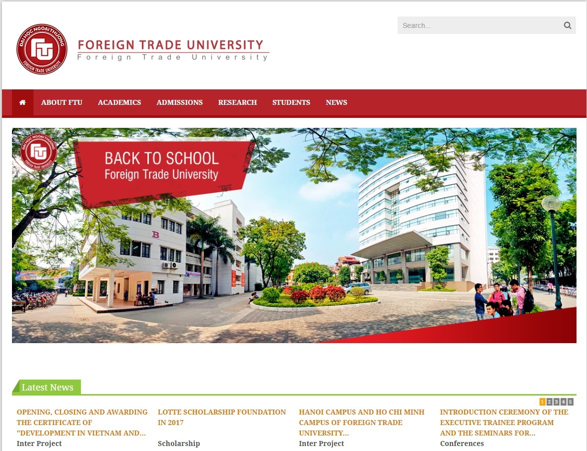 New Partnership with Foreign Trade University (Hanoi, Vietnam ...