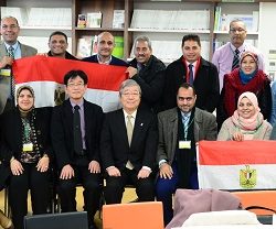 エジプト・日本教育パートナーシップ（EJEP）における研修プログラムの開講式を行いました。 ｜ 福井大学